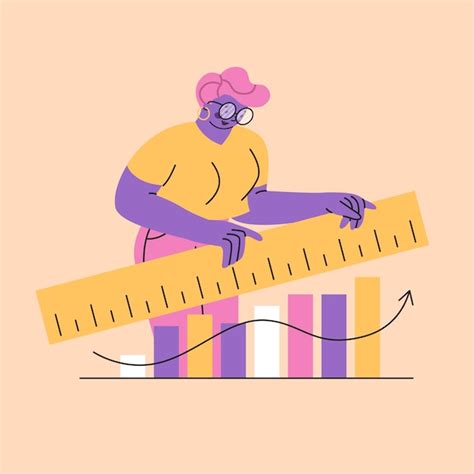 사람은 인포그래픽 데이터 분석으로 작업합니다 비즈니스 활동에 참여하는 비즈니스 여성 프리미엄 벡터