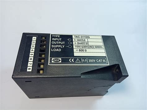 Deif Tac 311dg Ac Current Single Function Transducer