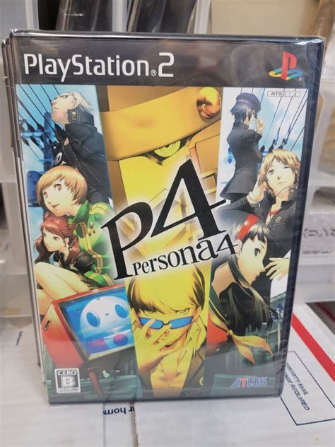 Persona 4 (2008) Brand New Factory Sealed Japan Sony Playstation 2 PS2 ...