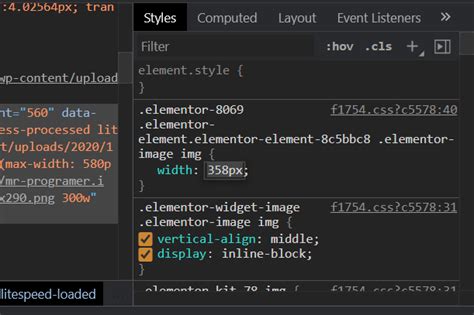 سفارشی سازی قالب وردپرس با ابزار inspect element مرورگر ژایون