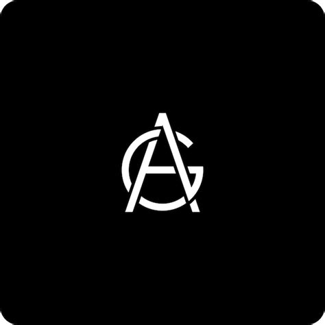 Premium Vector Combination Ag Letter Logo Design