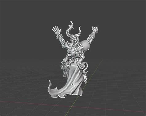 Stl File Horned Sorcerer 🧙 ・3d Printer Design To Download・cults