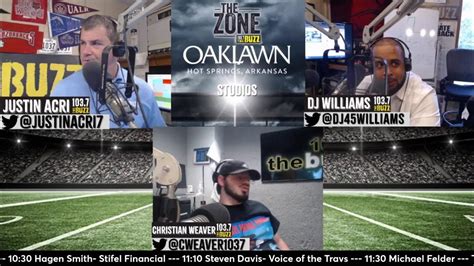 The Zone With Justin Acri And Dj Williams Is Live Youtube