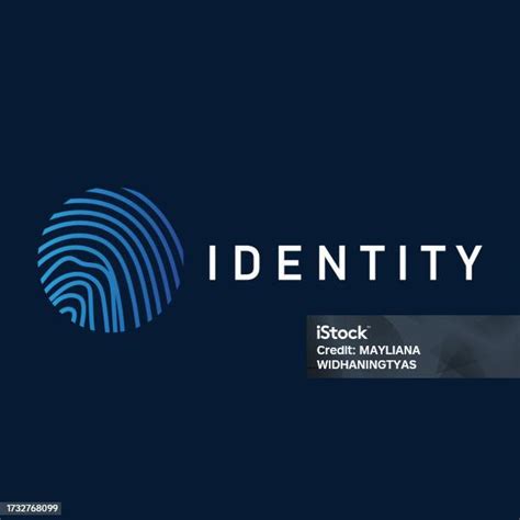 프리미엄 지문 로고 인간 정체성 디자인 간단한 선 모델 템플릿 일러스트레이션 감지기에 대한 스톡 벡터 아트 및 기타 이미지 감지기 개성 개념 경호 Istock