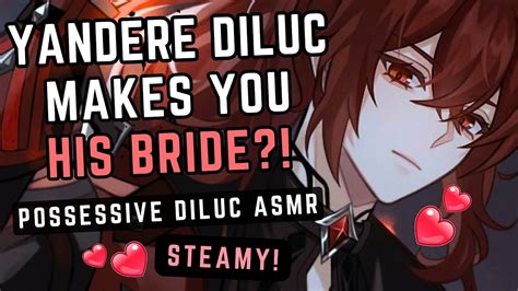 Yandere Diluc Catches You Trying To Escape Before Wedding Day Diluc Genshin Impact Asmr