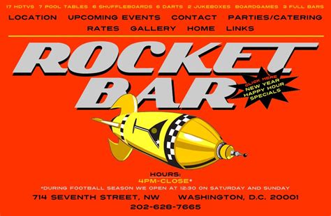 Happy Hour Dc Rocket Bar Chinatown