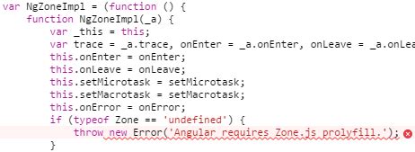 Typescript Angular Final Release Error Angular Requires Zone Js Prolyfill Stack Overflow