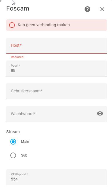 Foscam NVR Configuration Home Assistant Community