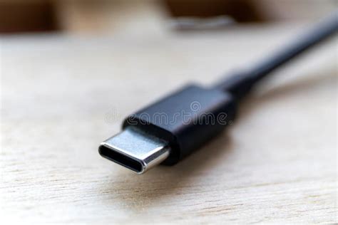 A Close Up Portrait Of A Male Universal Serial Bus Connector Of Type C Or Abbreviated USB C It