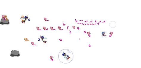 Amy Rose As A Mermaid Sprite Sheet By Smgboneys75 On Deviantart