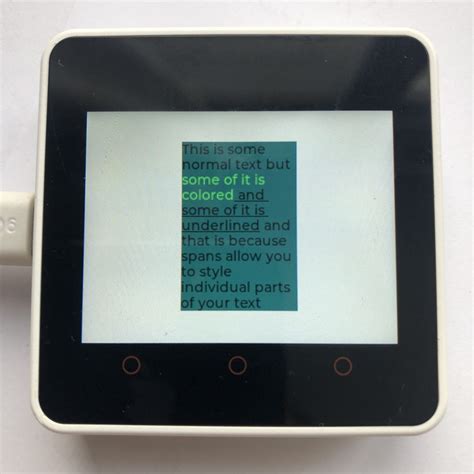 How To Style Parts Of Text In Micropython Lvgl Baxter Builds