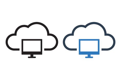 Cloud Computer Icon Graphic By Anwar016bd · Creative Fabrica
