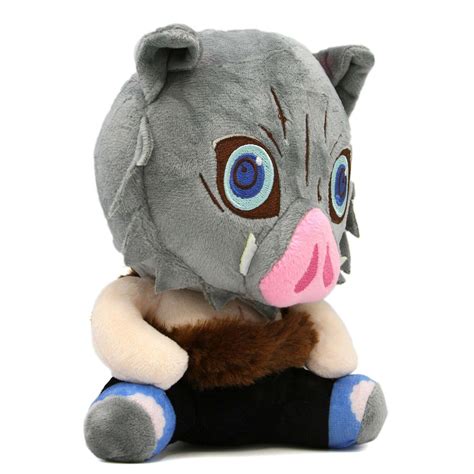 New Sitting Inosuke Hashibira Demon Slayer 7 Inch Plush Kimetsu No