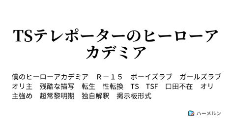 Tsテレポーターのヒーローアカデミア ハーメルン