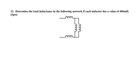 Solved Determine the total inductance in the following | Chegg.com