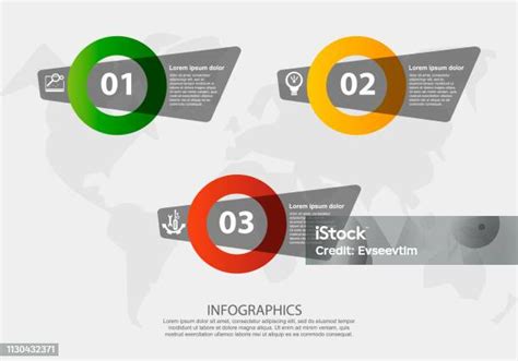현대 3d 벡터 일러스트입니다 꽃잎 3 요소와 원형 라벨 Infographic 템플릿 아이콘 및 텍스트를 포함합니다 비즈니스