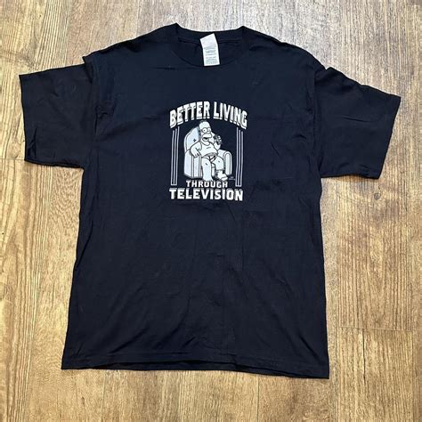 Vintage Homer Simpson Tshirt ⚔️ Black Tee Better Depop