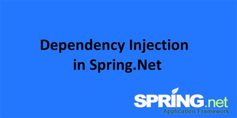 Introduction To Springnet An Open Source Net Framework Dependency