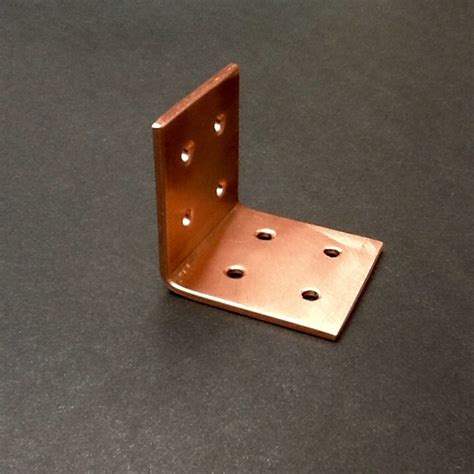 Copper Angle Bracket Heavy Duty 50mm X 50mm X 3mm Thick