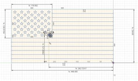 Cnc American Flag With User Defined Parameters 5 Steps