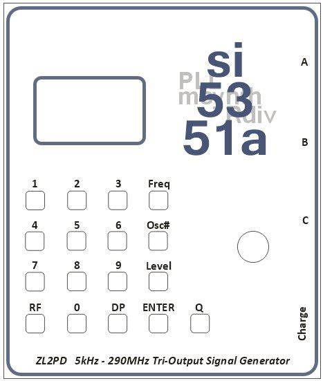 Portable Keypad Si5351a Signal Generator With Am
