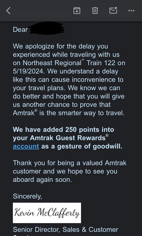 Points For Delay Ramtrak