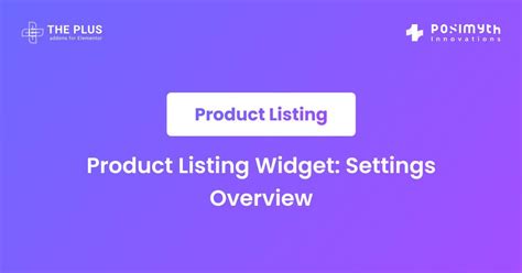 Product Listing Widget Settings Overview The Plus Addons For Elementor