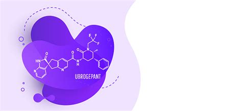Ubrogepant 편두통 약물 분자 분자 구조 자일리톨 골격 화학 포뮬러 벡터 일러스트 건축물에 대한 스톡 벡터 아트 및 기타 이미지 Istock