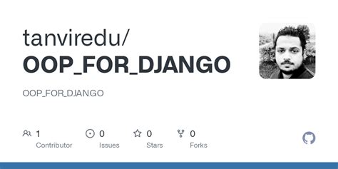 Github Tanvireduoopfordjango Oopfordjango