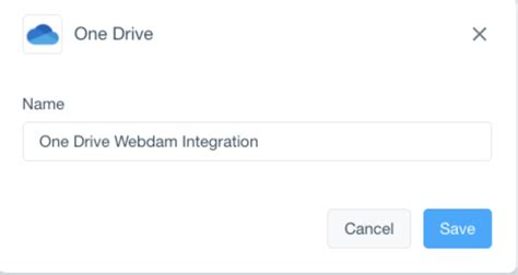 OneDrive Integration Bynder Support