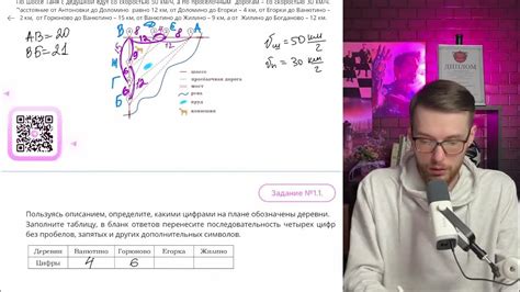 Пользуясь описанием определите какими цифрами на плане обозначены деревни № Youtube