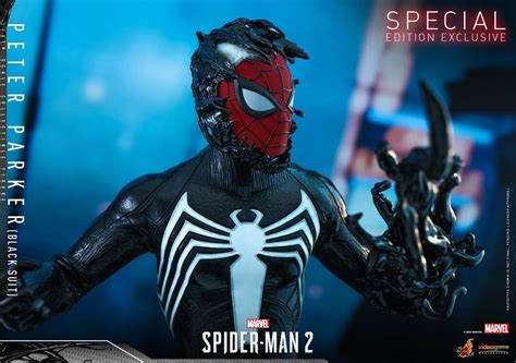 New Marvels Spider Man 2 Black Suit Figure From Hot Toys Confirms