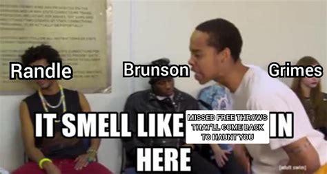 Rj In The Locker Room After The Loss Rnyknicks
