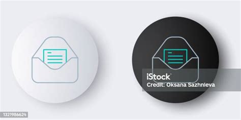 회색 배경에 고립 된 크리스마스 파티 초대 카드 아이콘라인 봉투 메리 크리스마스와 새해 복 많은 새해 다채로운 개요 개념 벡터