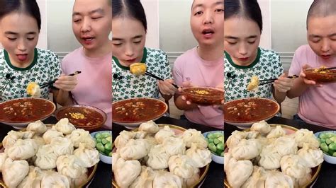 Asmr Mukbang Eating Show Dumpling Noodles Soup Roasted Pork Eel