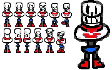Horizontally Short Papyrus Sprites By Cattercoon On Deviantart