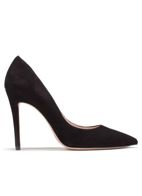 High Heel Pumps In Black Suede Online Shoe Store Pura Lopez Pura Lopez