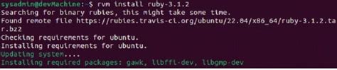 How To Install Ruby In Ubuntu 22 04 Linux Genie