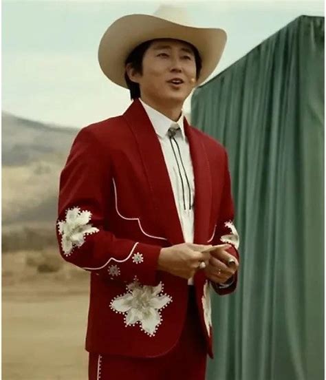 Jupe Steven Yeun Nope Ricky Park Blazer Jackets Masters