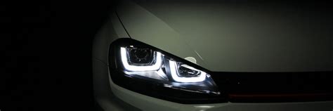 Mk7 Gti And Golf Headlights Get Led Drls On Your Halogen Car Articles