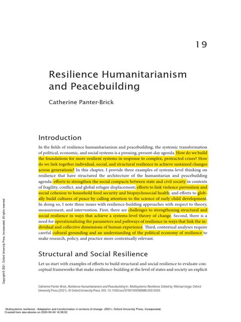 Multisystemic Resilience Adaptation And Transforma Section 6