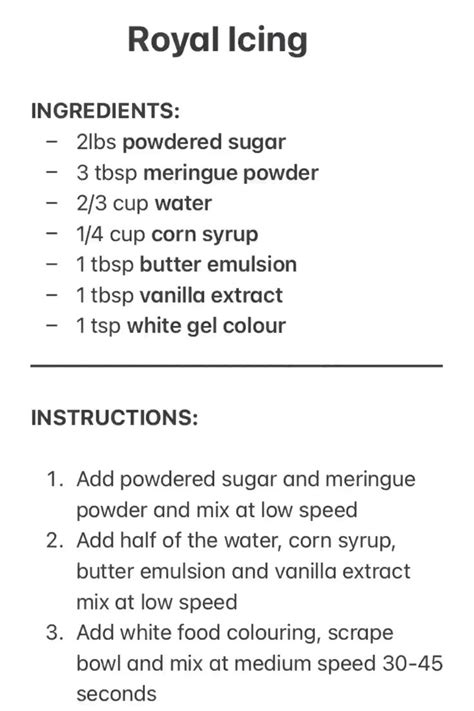 Royal Icing Royal Icing Recipe White Food Coloring Butter Bakery