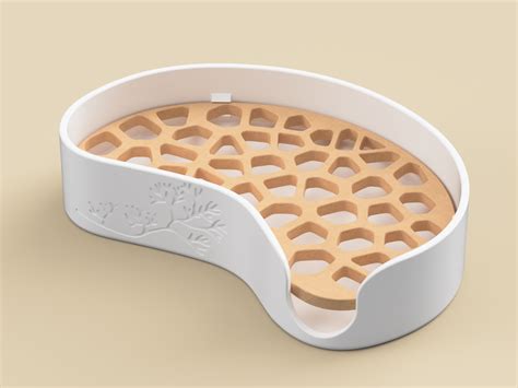 Stl File Organic Inspired Voronoi Soap Tray 🧼・model To Download And 3d