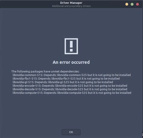 Cannot Install 535 Nvidia Driver Rlinuxmint