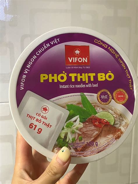 다낭에서사온 베트남쌀국수 비폰 소고기맛 쌀국수 컵라면 Vifon Pho Thit Bo 퍼보 네이버 블로그
