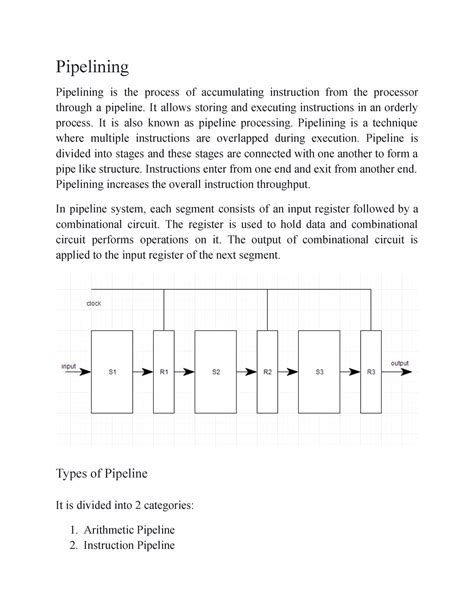 Unit 04 Pipelining Notes Pipelining Pipelining Is The Process Of Accumulating Instruction