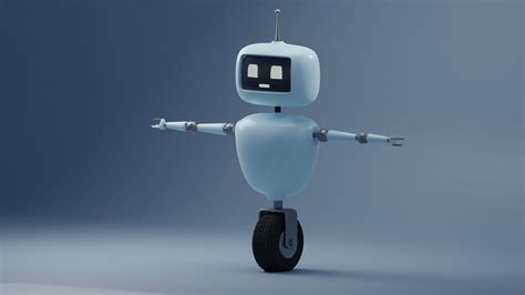 Mini Robot 3d Model On Behance