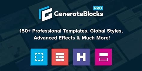 Generateblocks Pro 171 Build Better Wordpress Sites With Generateblocks Resell Matrix