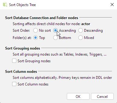 Tab Types In Dbvisualizer Navigation Object View Sql Commander