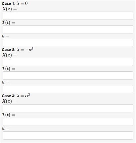 Solved 1 Point Is Typed As Lambda A As Alpha The Pde